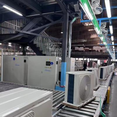 中国 分離型エアコン自動生産ライン（漏れ検知・性能試験統合） 販売のため