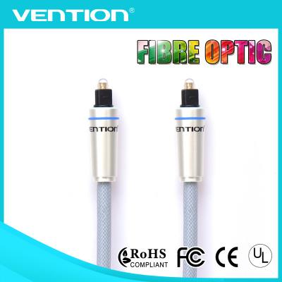 Cina Lega di alluminio del connettore di cavo dell'audio della fibra ottica 3.5mm di Digital video/nylon intrecciato in vendita