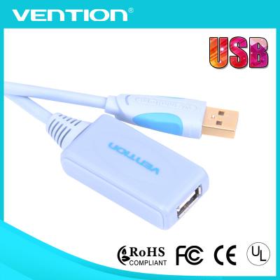 Cina Micro prolunga USB lunga con i centri di ferrite maschii ai cavi di USB schermati doppio femminile in vendita