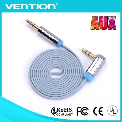 Cina toppa stereo dell'angolo retto 3.5mm di lunghezza di 1m l'audio cabla per il telefono/automobile/aiutante in vendita