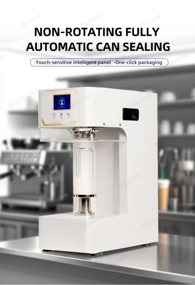 Portable Non-Rotating Can Sealing Machine front view