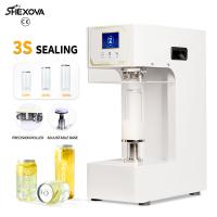 Quality Automatic Can Sealing Machine CE Certified Non Rotating 330ml 500ml Plastic Soda for sale