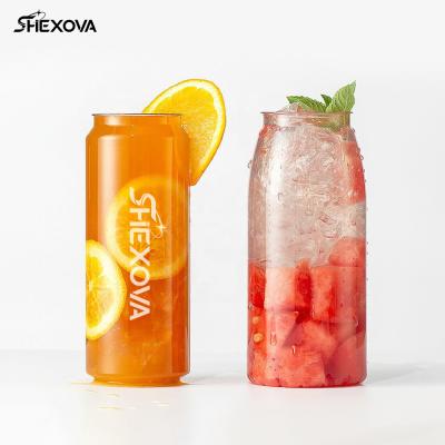 China Non Toxic Plastic Pet Beverage Cans With Temperature Resistance for sale