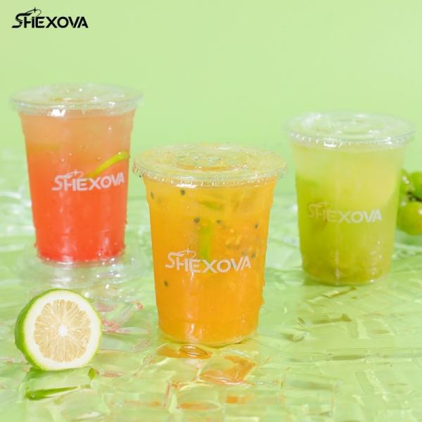 Quality Disposable Recyclable Single Wall Plastic Pet Cups Customized Logo For Bubble Tea Coffee for sale