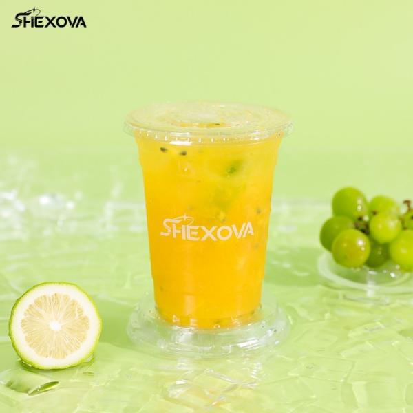 Quality Food Grade Transparent 500ml 700ml PET Plastic Cups for Coffee Beverage Shop for sale