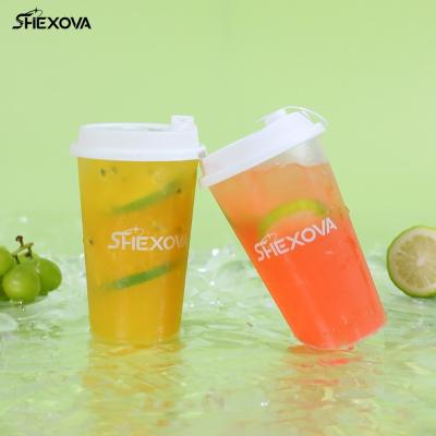 China Custom Printed Dull Polish Plastic Cup Pp Injection For Beverage Cold Drink for sale
