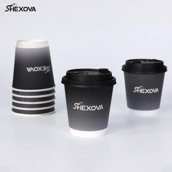 Quality Food Grade 8oz/12oz/16oz Hot Cold Drink Paper Cups Disposable For Beverage Shop for sale
