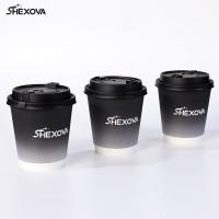 Quality Eco Friendly Double Wall Cardboard Coffee Paper Cups With Logo For Cold Hot for sale