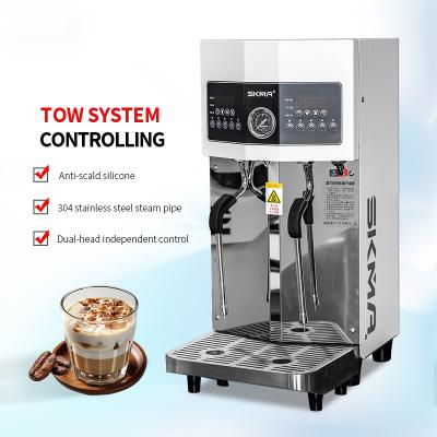 China Stainless Food Grade Inner Liner Foaming Milk Steam Machine With Control Panel For Milk Tea Shop for sale