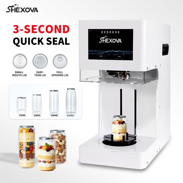 Quality Non Rotated Type Stainless Steel Sealing Electric Machine For Plastic Aluminum Cans for sale