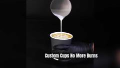 Custom Double Layer Paper Cups for Hot Drinks and Takeaway