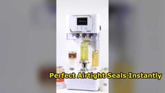 White model SHEXOVA automatic can sealing machine