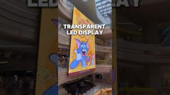 Transparent LED Display Manufacturing & Shopping Mall Installation | LIONLED