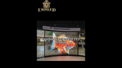 Flexible Transparent LED Display for Glass Windows