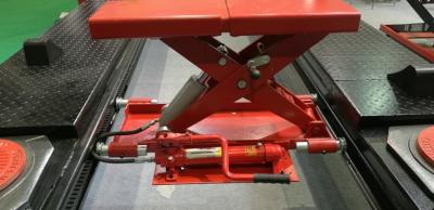 China 12000lbs 4 Post Car Alignment Lift Manual Lock Release Lifted Vehicle Alignment for sale