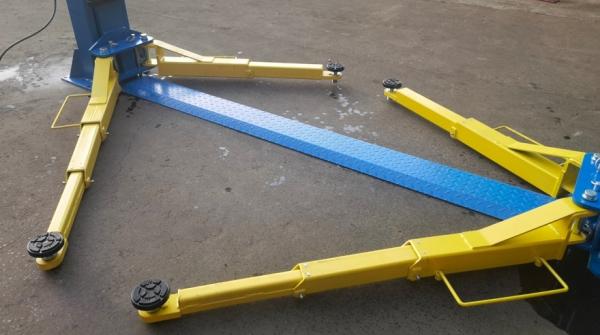 Quality Single Side Lock Release 9000 Lb Two Post Car Lift Base Plate Size 16X16 Inches for sale