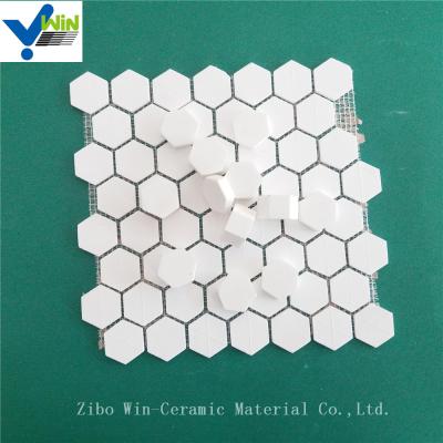 China High precision white alumina mosaic tile price square meter for sale