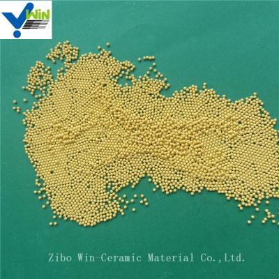 China China manufacture golden cerium zirconia grinding media for paints and pigments for sale
