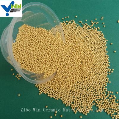 China China manufacture golden cerium zirconia grinding media for basket mill for sale