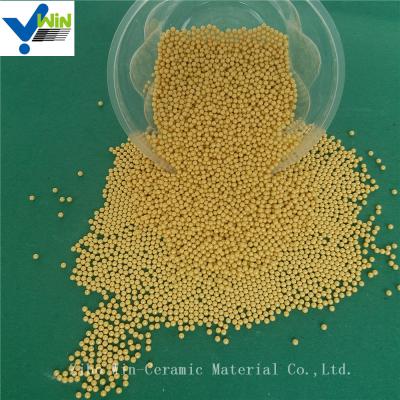 China High quality golden cerium zirconia grinding media for basket mill for sale