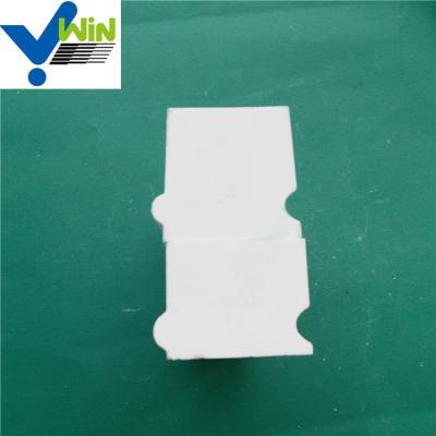 China High wear resistance alumina ceramic brick for ball mill size for sale