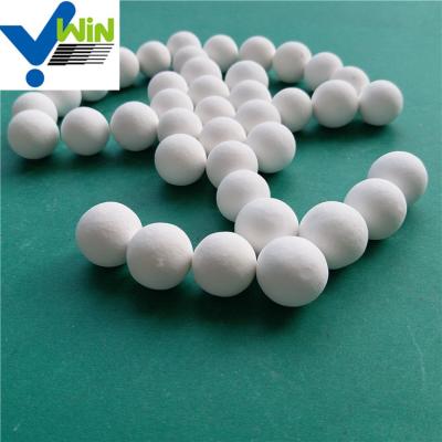 China Zibo 99.5% alumina oxide ceramic ball as catalyst carrier with high temperature resistant for sale