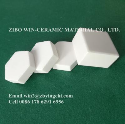 China hexagon and square alumina ceramic wear resistant lining liner for sale