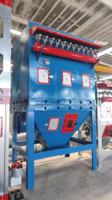 Cina Efficienza Industrial Pulse Bag Dust Collector con sacchetti in feltro tessile / non tessuto in vendita