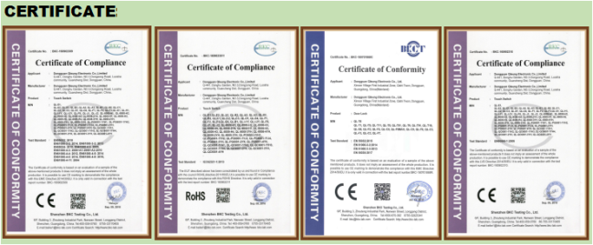 S617 Smart Lock quality certifications