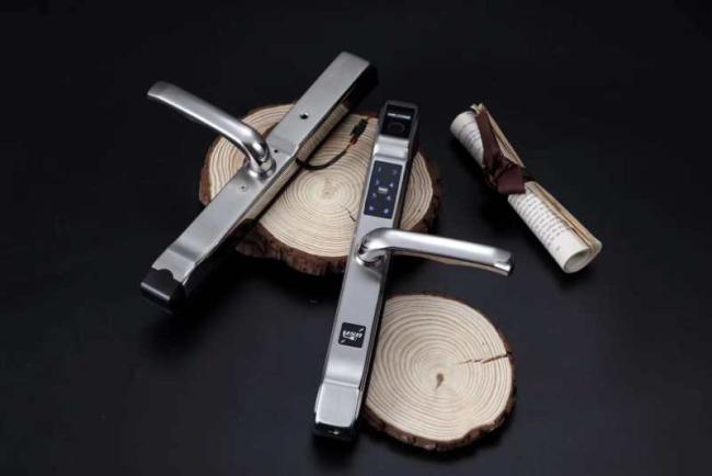 High Waterproof IP65 Smart Rainy Day Mode Outdoor Tuya APP Intelligent Fingerprint Sliding Door Lock