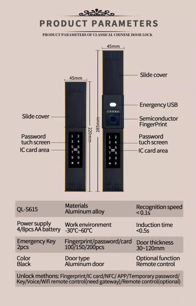 Outdoor Smart Lock front view
