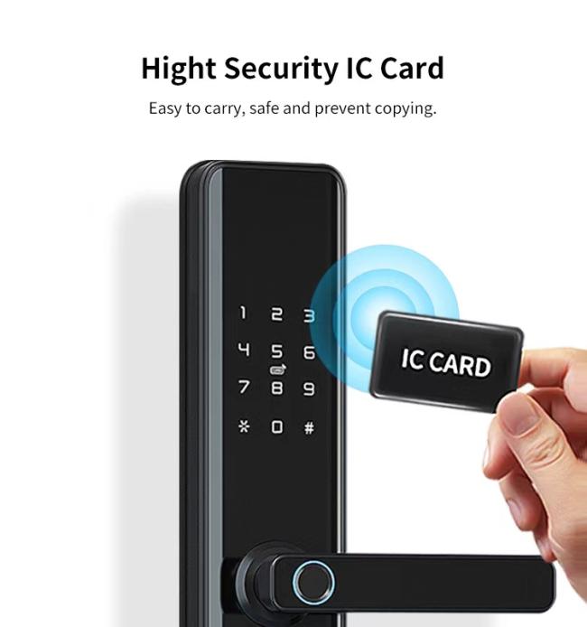 QLEUNG S818 Smart Door Lock installation diagram