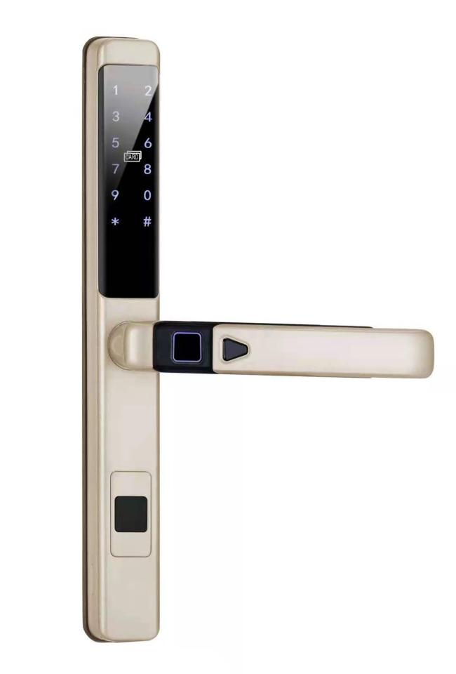 QLEUNG S616 Smart Door Lock installation diagram