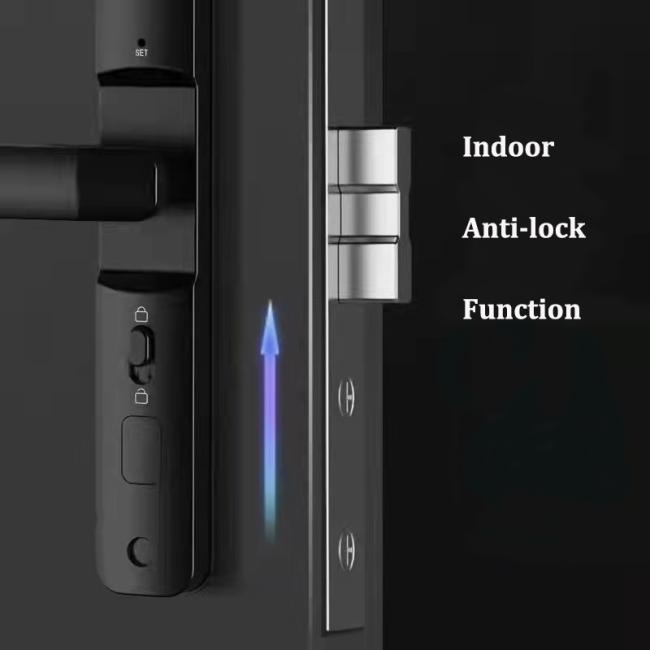 S617 Smart Lock mechanical key slot