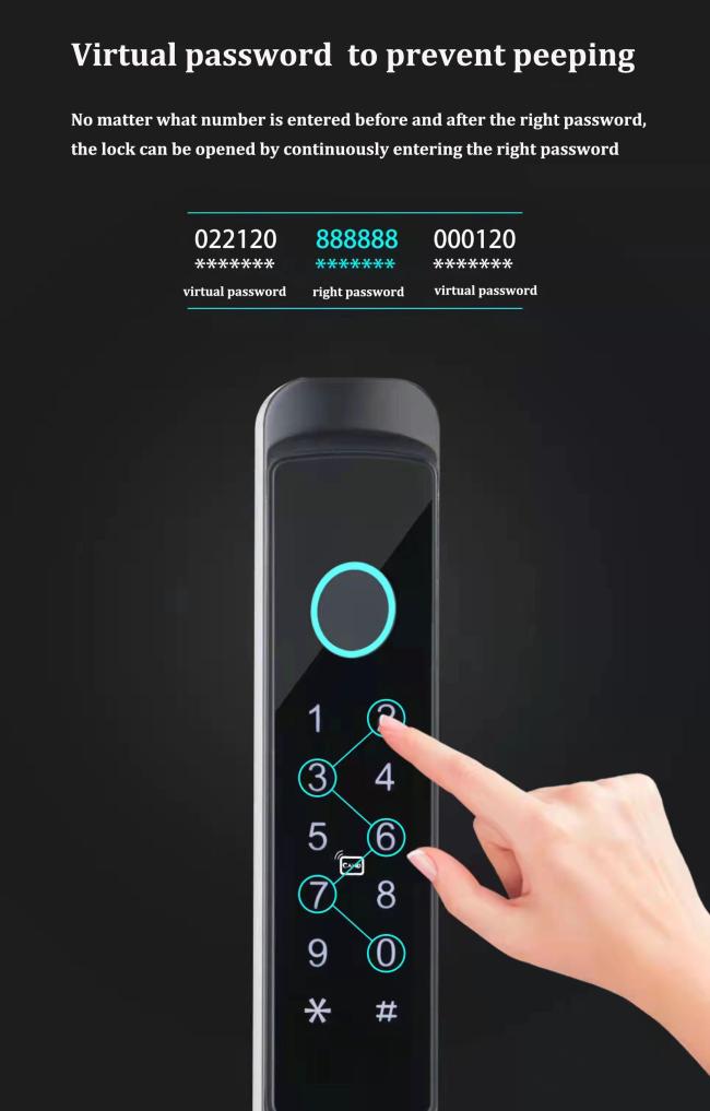 S617 Smart Lock battery compartment