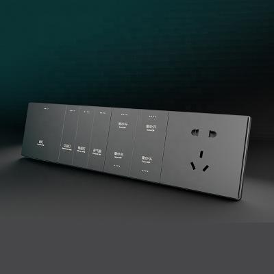 China Intelligent Wifi Controlled Light Switch CE RoHS Wireless Smart Switch for sale