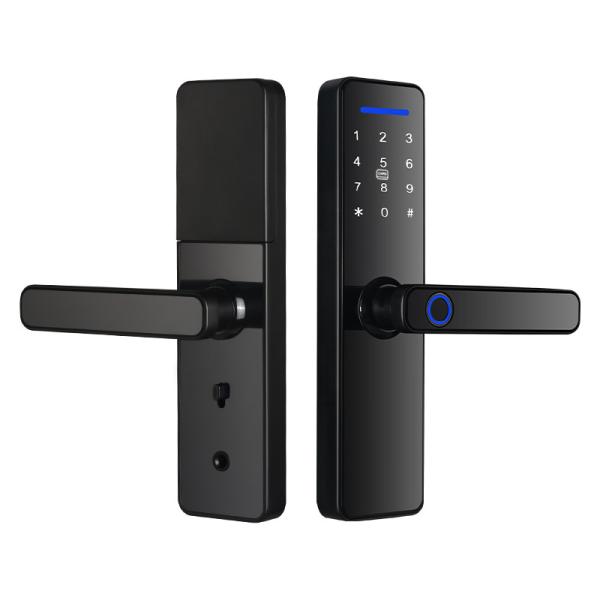 Tuya TTlock Electronic Key Code Door Lock Red Bronze Touch Code Door Lock
