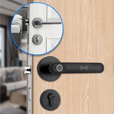 China Wood Door Smart Lock Door Knob RFID Card S607L Keyless Door Knob for sale