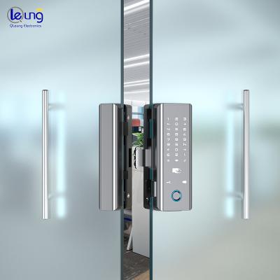 Cina Blocco porta digitale biometrico Tuya G9S Blocco porta in vetro scorrevole Bluetooth in vendita