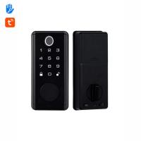 Quality Europe Style Smart Digital Door Lock Unlock With Fingerprint Card Code Key for sale