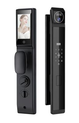 China Qleung S940max Remote Visual Intercom 3D Face Fingerprint Password Ontsluit Smart Door Lock for sale