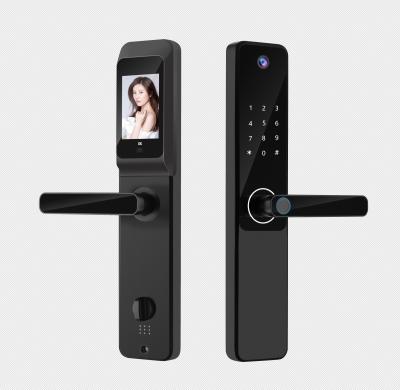 China Qleung S802Pro HD Camera Intelligent Fingerprint IC Card Key with WiFi Connectivity Smart Home Tuya Door Lock for sale