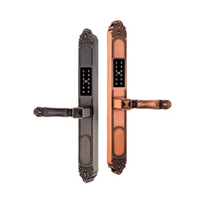 China Zinc Alloy Fingerprint Door Lock with 5 Unlock Ways for Apartments Offices for sale