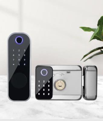 China Grade C Lock Cylinder Smart Door Lock with 2 Years Warranty and 30-90mm Door Thickness for sale