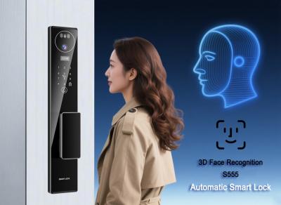 Κίνα 3D αναγνώριση προσώπου Tuya APP Διακομιστής κάμερα βιομετρικά δακτυλικά αποτυπώματα έξυπνες κλειδαριές για το σπίτι προς πώληση