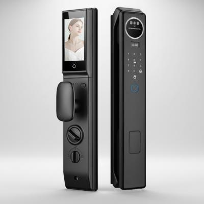 China Qleung S959MAX Automatic Smart Door Lock with Video Calling Intercom and Tuya Remote Control for sale