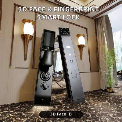 China S940MAX Tuya Smart Door Lock with 3D Face Recognition Palmprint LCD Display and HD Camera Keyless Entry for sale