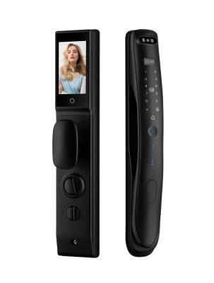 China 3D Face Recognition Palm Prints Fingerprint Locks Tuya Active Video Calling Password IC Cards Wifi Smart Door Lock for sale