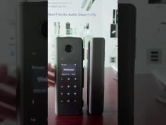 Glas digitale wachtwoord deur slot kaart aluminium legering slimme deur slot