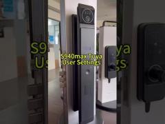 Qleung S940max Interphone visuel à distance 3D Visage empreinte digitale mot de passe Déverrouiller Smart Door Lock